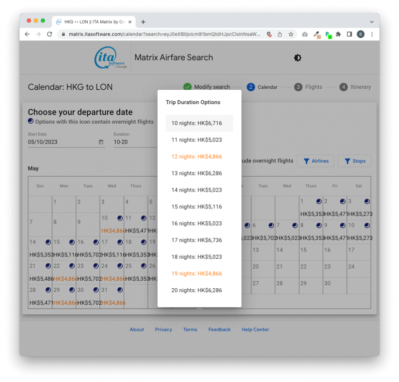 專業地買便宜機票！Google ITA 的使用教學 - FlyAsia