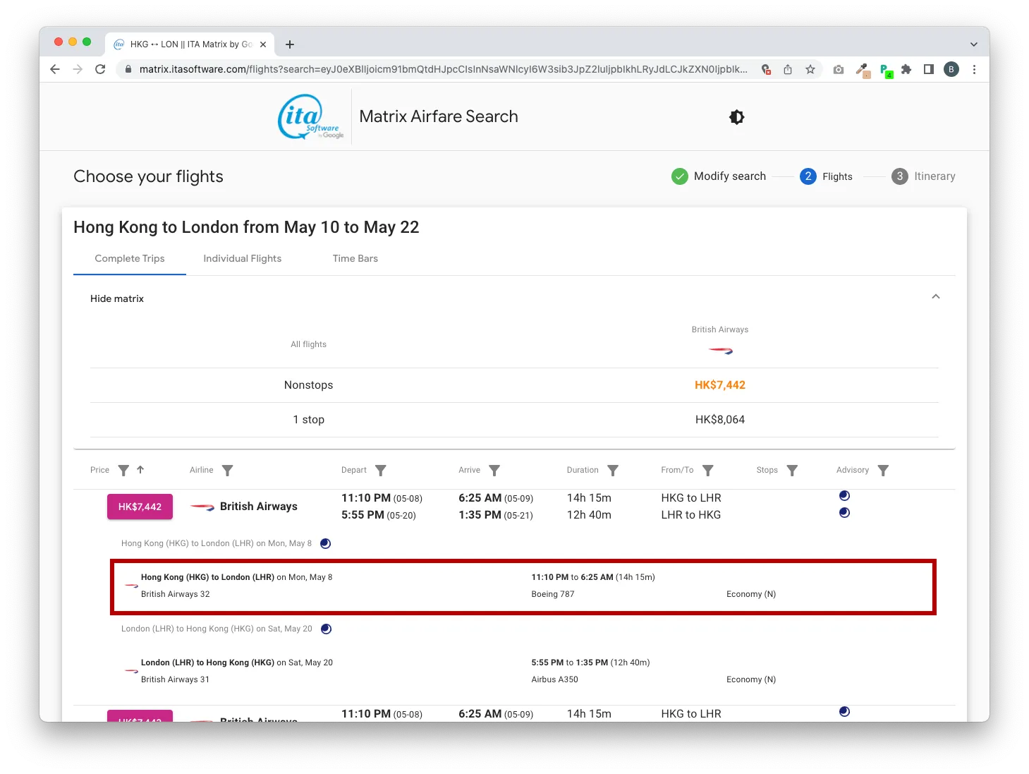 專業地買便宜機票！Google ITA 的使用教學 - FlyAsia