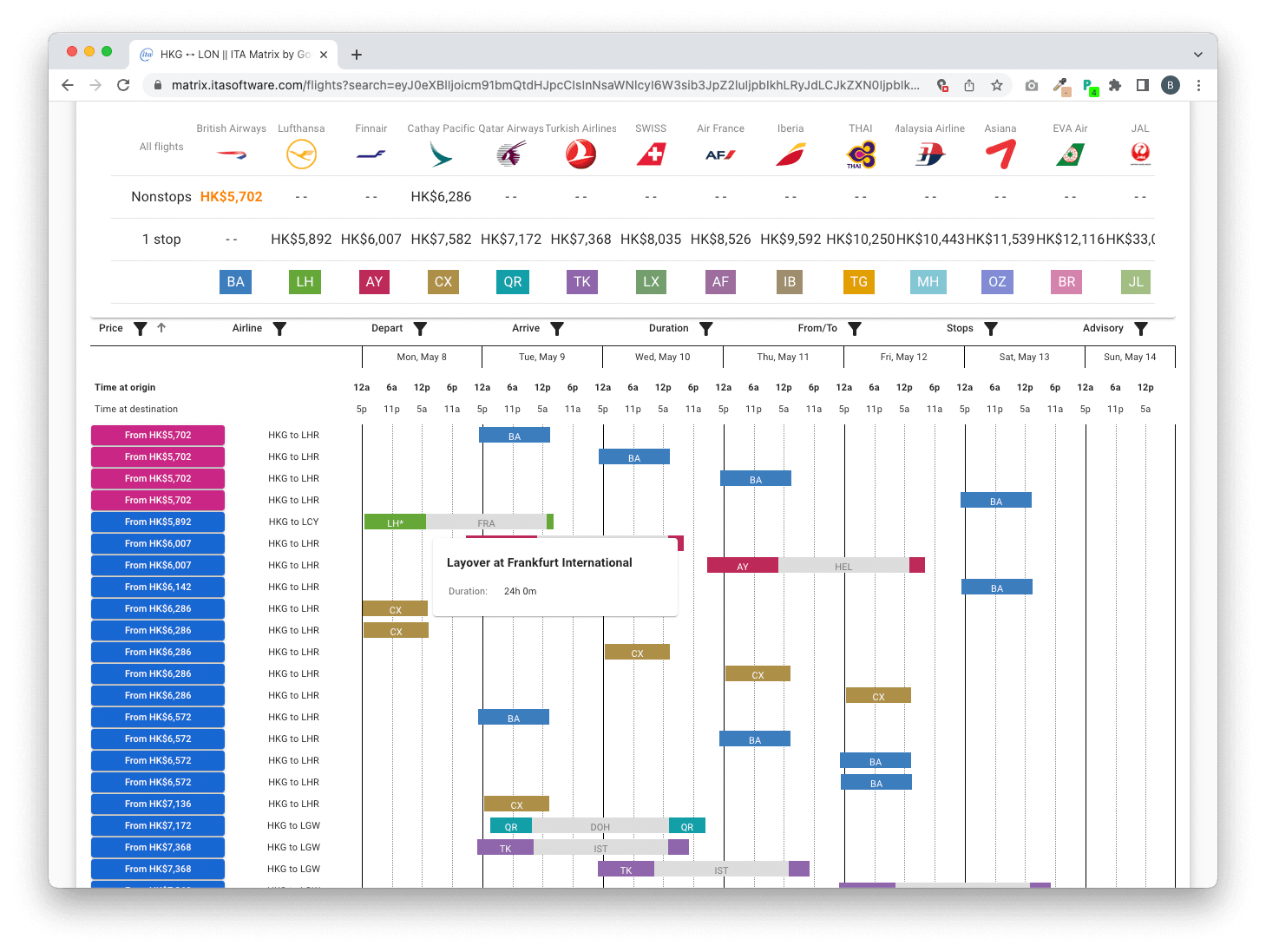 專業地買便宜機票！Google ITA 的使用教學 - FlyAsia
