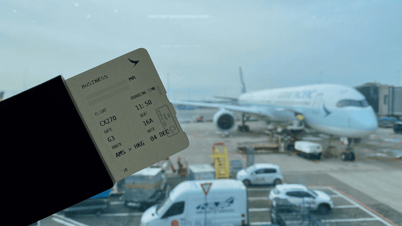 【商務艙】國泰 A351 飛行體驗 | 阿姆斯特丹-香港 | CX270 | FlyAsia