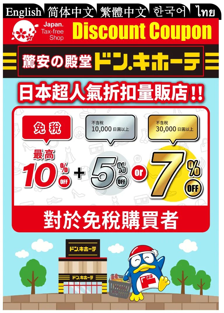 【2025 最新】日本 Donki 驚安の殿堂 15% OFF 免稅 + 折扣優惠劵 | FlyAsia